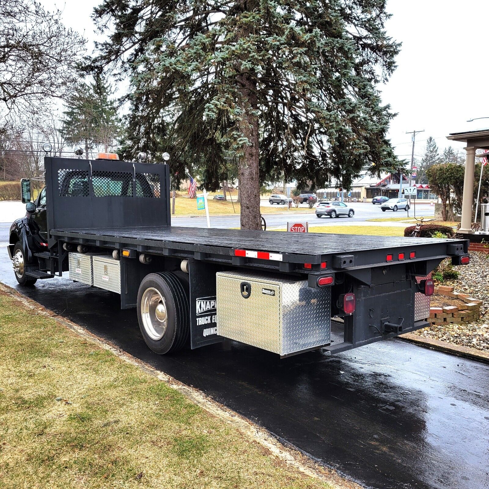 2007 Ford F650 XLT Truck Cummins 5.9 20 Foot Flat Bed Tool Storage ...