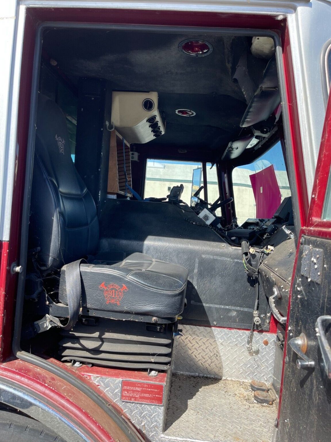 1989 Pierce Ariel Lift Fire Truck 75′ Ladder [needs good cleaning] for sale