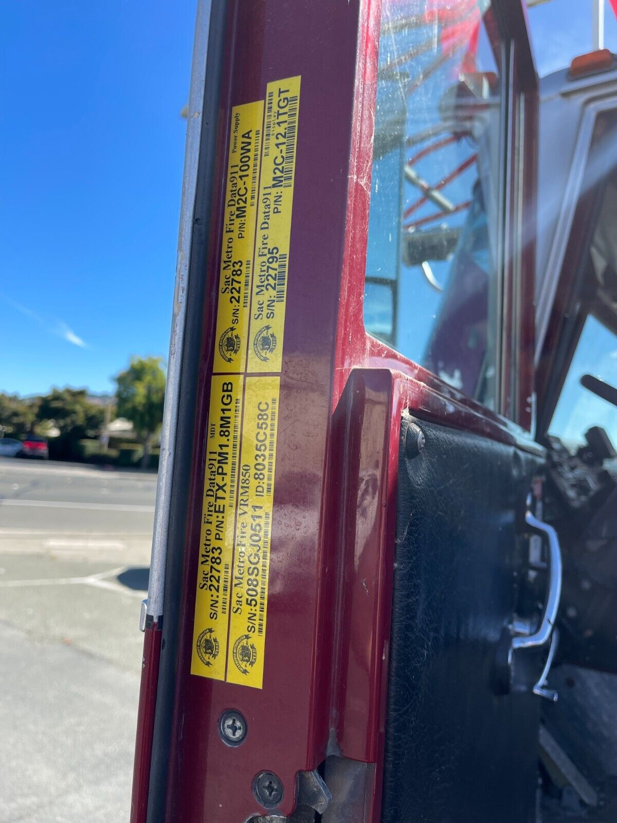 1989 Pierce Ariel Lift Fire Truck 75′ Ladder [needs good cleaning] for sale